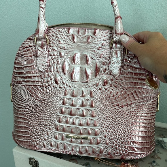 Brahmin | Bags | Nwt Brahmin Georgina Pink Icing Melbourne Handbag With ...